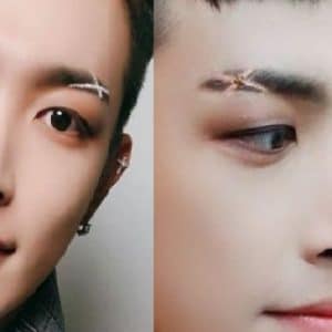 What do eyebrow slits represent?