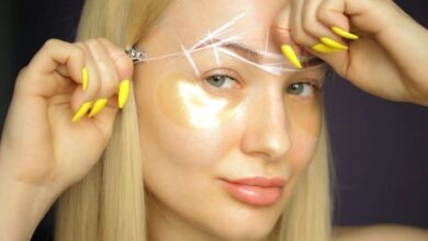 Eyebrow threading shapes before and after