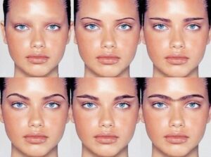 What is the most attractive eyebrow shape for women?