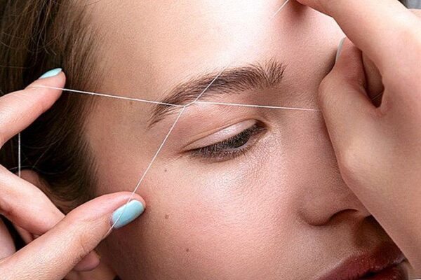 How to do threading on eyebrows?