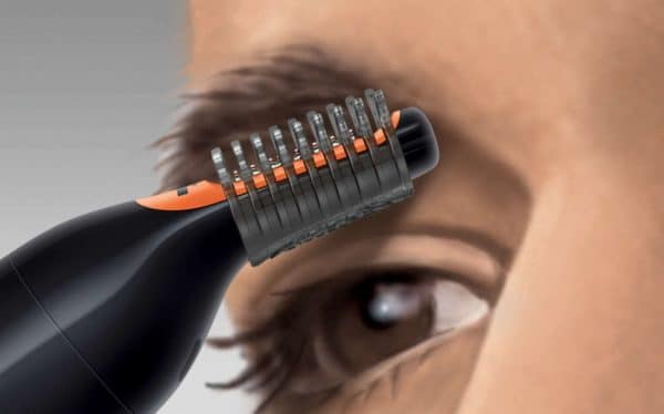 What size clipper to trim eyebrows?